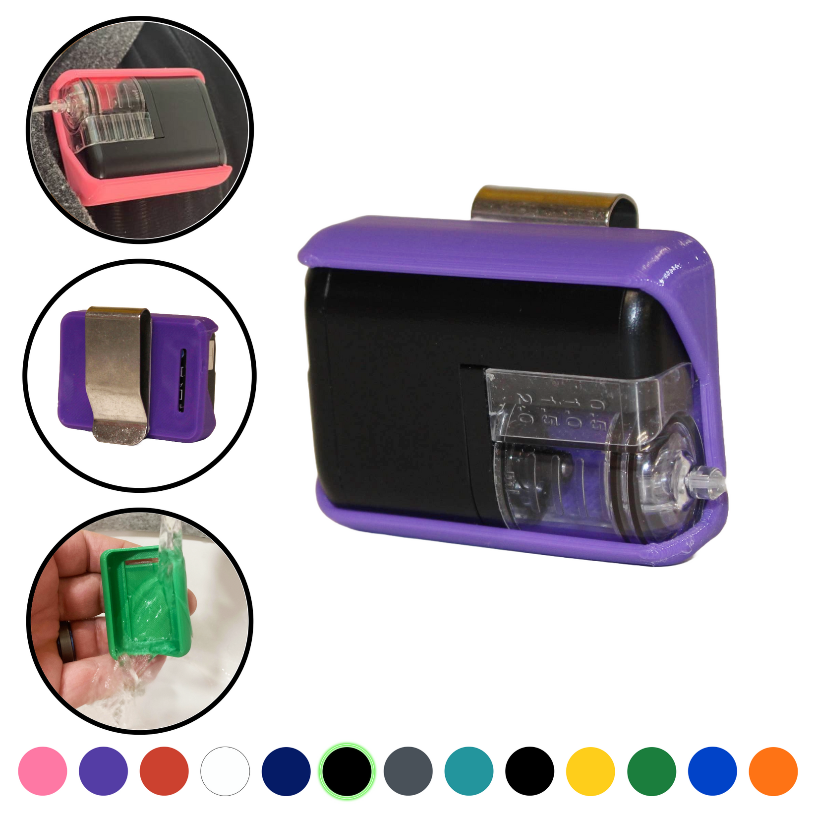 Horizontal Clip Case Compatible with Tandem Mobi™- Stainless Steel Cli ...