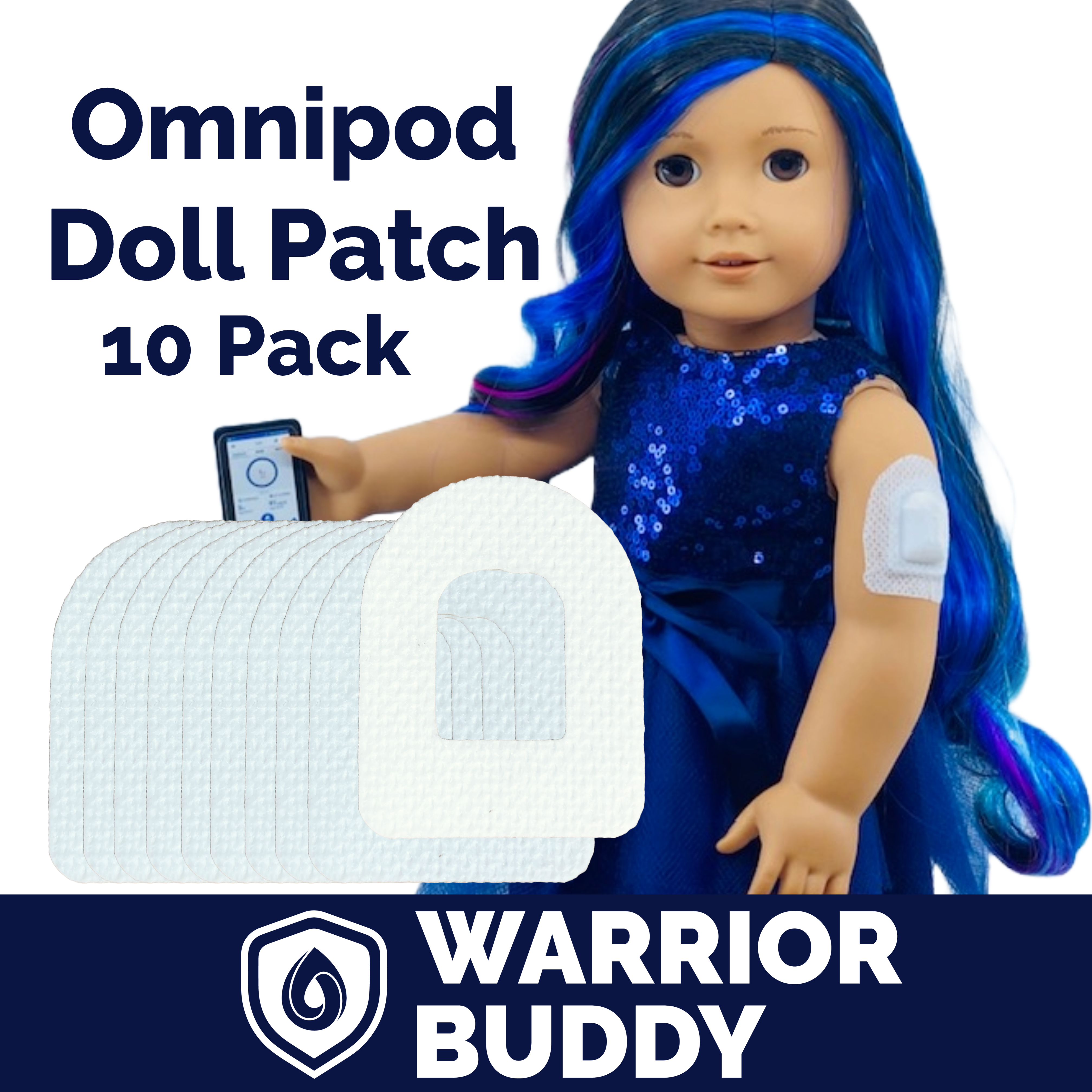 WarriorBuddy™ 10-Pack Overlay Patches for Doll Devices | Select Device ...
